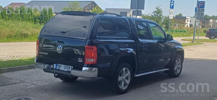 Melns Volkswagen Amarok 2011 Rīga, ar dzinēja tilpumu 2.00 L un nobraukumu 420 tūkst. km par 6990 €, foto 4 vietnē AUTOMOTO.COM.LV
