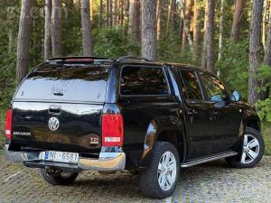 Black Volkswagen Amarok 2011 in Jurmala, with an engine capacity of 2.00 L and mileage of 425 thousand km for 8500 €, photo 4 on AUTOMOTO.COM.LV