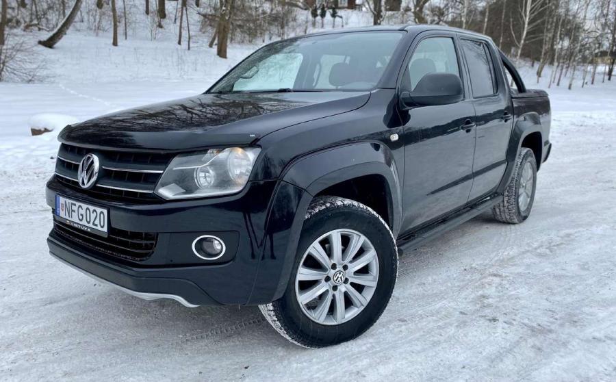 Melns Volkswagen Amarok 2012 Viļņa, ar dzinēja tilpumu 1.97 L un nobraukumu 365 tūkst. km par 11500 €, foto 1 vietnē AUTOMOTO.COM.LV