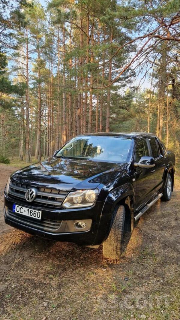 Melns Volkswagen Amarok 2012 Liepāja, ar dzinēja tilpumu 2.00 L un nobraukumu 209 tūkst. km par 11600 €, foto 1 vietnē AUTOMOTO.COM.LV