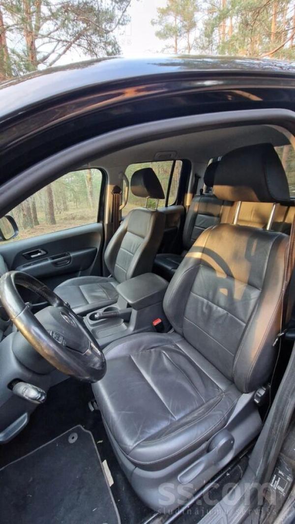 Melns Volkswagen Amarok 2012 Liepāja, ar dzinēja tilpumu 2.00 L un nobraukumu 209 tūkst. km par 11600 €, foto 7 vietnē AUTOMOTO.COM.LV