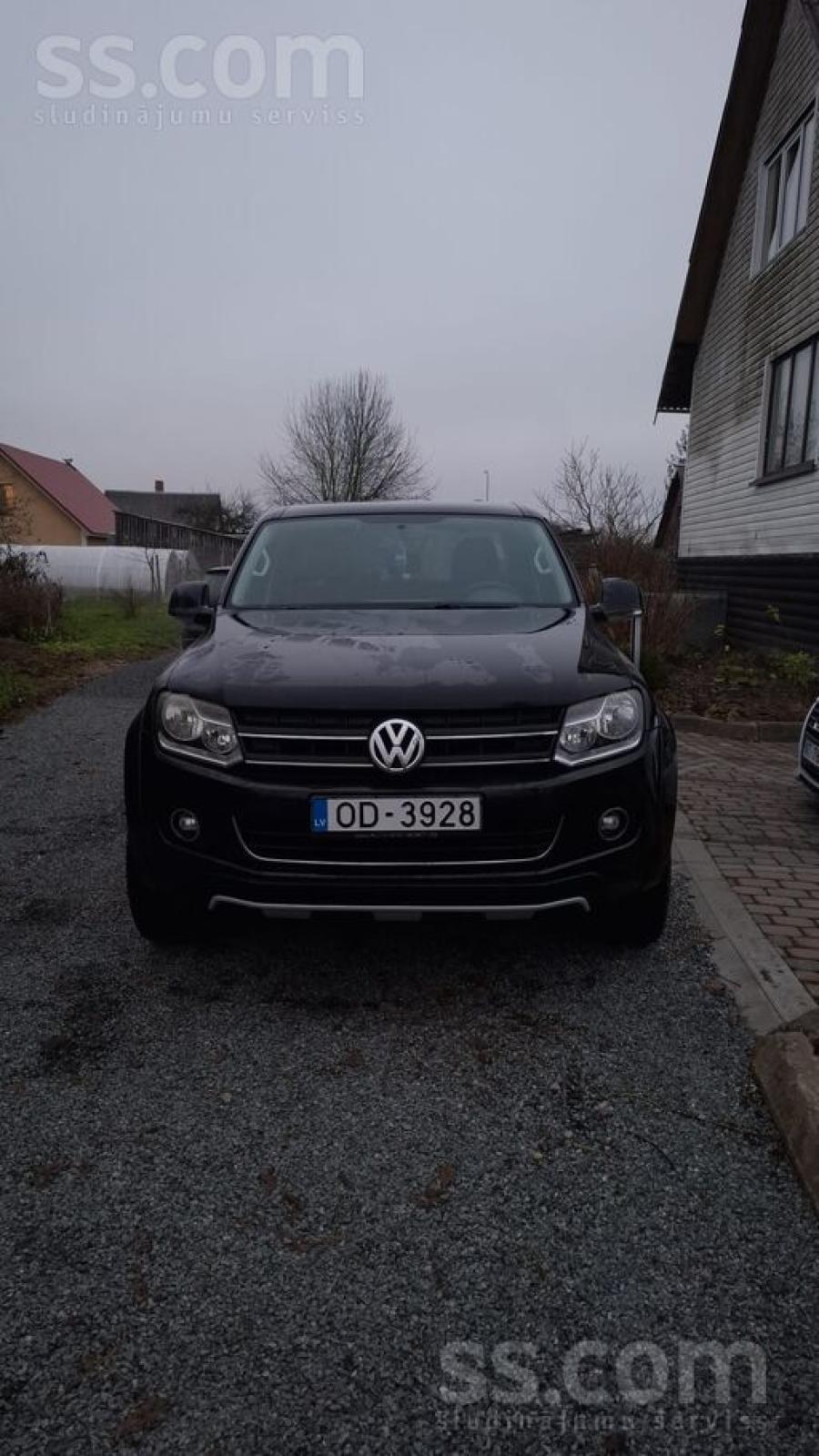Melns Volkswagen Amarok 2012 Aizkraukle, ar dzinēja tilpumu 2.00 L un nobraukumu 222 tūkst. km par 12300 €, foto 1 vietnē AUTOMOTO.COM.LV