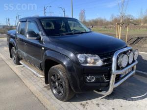 Black Volkswagen Amarok 2012 in Riga, with an engine capacity of 2.00 L and mileage of 344 thousand km for 6700 €, photo  on AUTOMOTO.COM.LV
