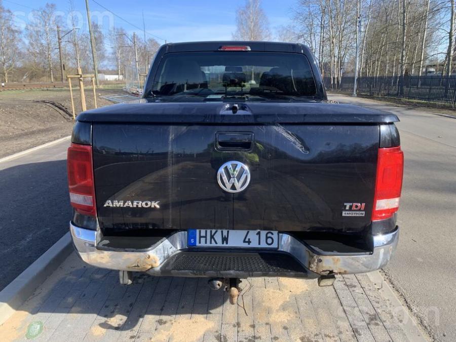 Melns Volkswagen Amarok 2012 Rīga, ar dzinēja tilpumu 2.00 L un nobraukumu 344 tūkst. km par 6500 €, foto 7 vietnē AUTOMOTO.COM.LV
