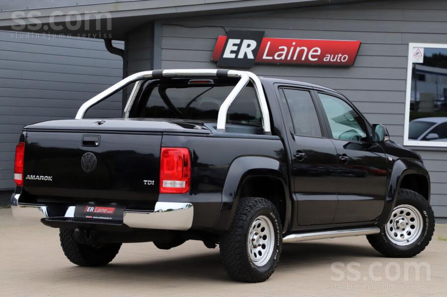 Melns Volkswagen Amarok 2013 Tukums, ar dzinēja tilpumu 2.00 L un nobraukumu 205 tūkst. km par 10000 €, foto 4 vietnē AUTOMOTO.COM.LV