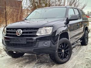 Melns Volkswagen Amarok 2014 Kauņa, ar dzinēja tilpumu 2.00 L un nobraukumu 202 tūkst. km par 13900 €, foto  vietnē AUTOMOTO.COM.LV