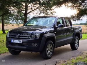 Black Volkswagen Amarok 2014 in Kupiskis, with an engine capacity of 1.97 L and mileage of 325 thousand km for 6500 €, photo  on AUTOMOTO.COM.LV