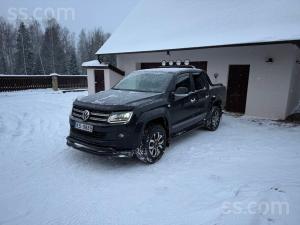 Black Volkswagen Amarok 2016 in Riga, with an engine capacity of 2.00 L and mileage of 279 thousand km for 16900 €, photo  on AUTOMOTO.COM.LV