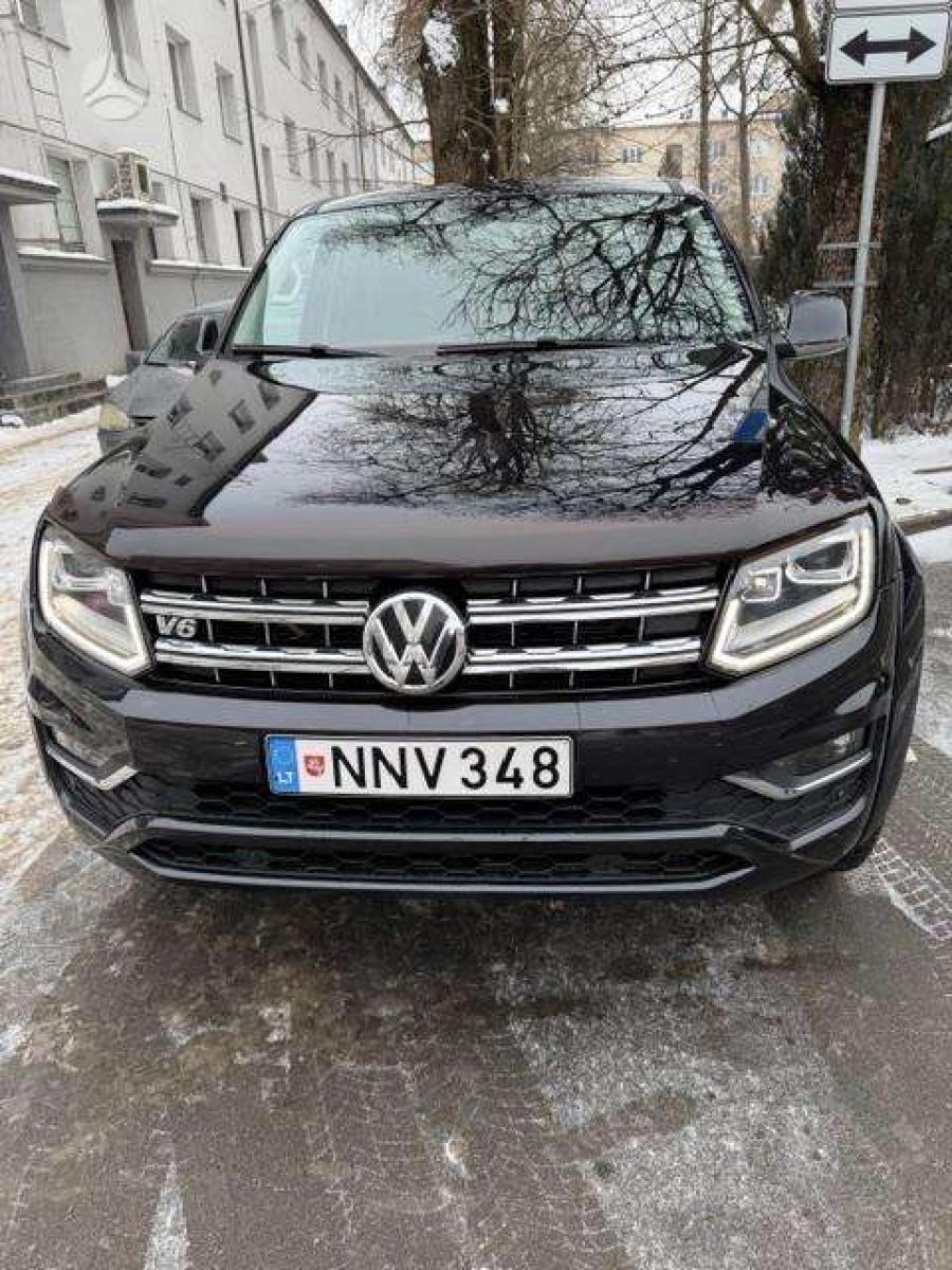 Melns Volkswagen Amarok 2016 Kauņa, ar dzinēja tilpumu 2.97 L un nobraukumu 304 tūkst. km par 14500 €, foto 3 vietnē AUTOMOTO.COM.LV