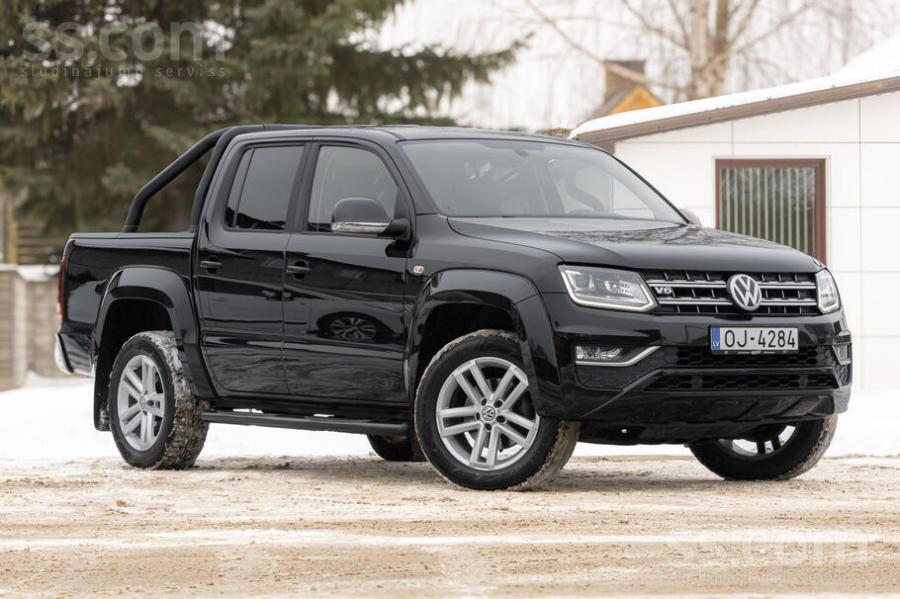 Melns Volkswagen Amarok 2016 Rīga, ar dzinēja tilpumu 3.00 L un nobraukumu 0 tūkst. km par 20400 €, foto 3 vietnē AUTOMOTO.COM.LV