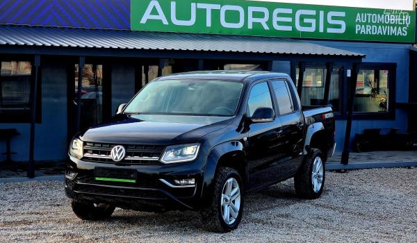 Black Volkswagen Amarok 2016 in Kretinga, with an engine capacity of 2.00 L and mileage of 211 thousand km for 16399 €, photo 1 on AUTOMOTO.COM.LV
