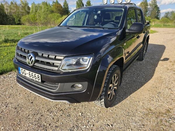 Melns Volkswagen Amarok 2016 Madona, ar dzinēja tilpumu 2.00 L un nobraukumu 219 tūkst. km par 13900 €, foto 1 vietnē AUTOMOTO.COM.LV