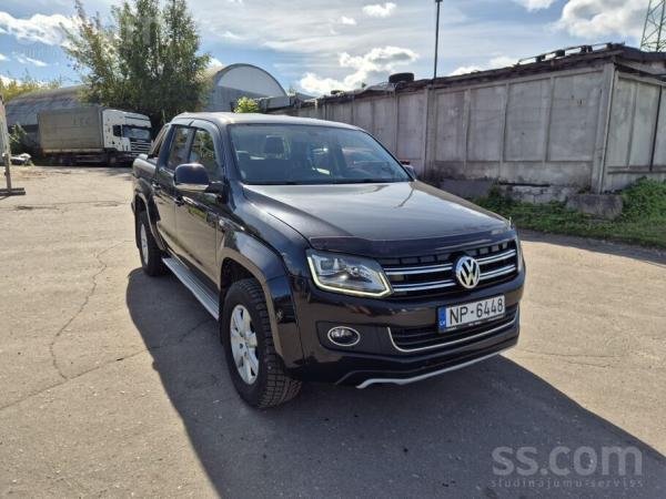 Melns Volkswagen Amarok 2016 Rīga, ar dzinēja tilpumu 2.00 L un nobraukumu 263 tūkst. km par 14990 €, foto 3 vietnē AUTOMOTO.COM.LV