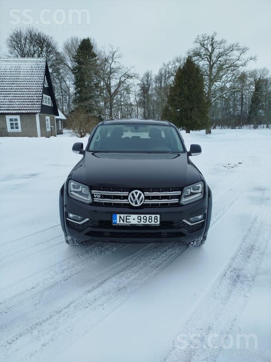 Melns Volkswagen Amarok 2017 Limbaži, ar dzinēja tilpumu 3.00 L un nobraukumu 312 tūkst. km par 15000 €, foto 1 vietnē AUTOMOTO.COM.LV