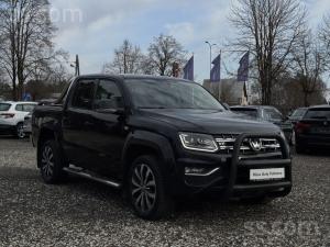 Black Volkswagen Amarok 2017 in Valmiera, with an engine capacity of 3.00 L and mileage of 290 thousand km for 22900 €, photo  on AUTOMOTO.COM.LV