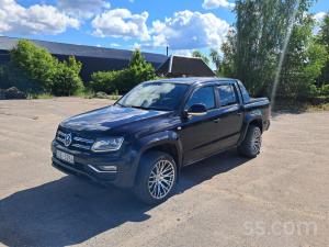 Melns Volkswagen Amarok 2017 Madona, ar dzinēja tilpumu 3.00 L un nobraukumu 247 tūkst. km par 18600 €, foto  vietnē AUTOMOTO.COM.LV