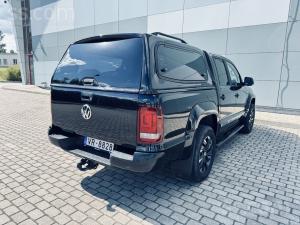 Black Volkswagen Amarok 2019 in Jelgava, with an engine capacity of 3.00 L and mileage of 262 thousand km for 26500 €, photo 7 on AUTOMOTO.COM.LV