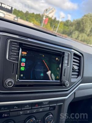 Black Volkswagen Amarok 2019 in Riga, with an engine capacity of 3.00 L and mileage of 151 thousand km for 19900 €, photo 22 on AUTOMOTO.COM.LV