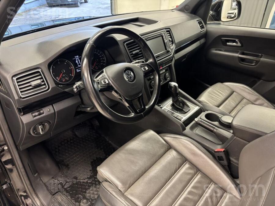 Black Volkswagen Amarok 2020 in Riga, with an engine capacity of 3.00 L and mileage of 58 thousand km for 24900 €, photo 11 on AUTOMOTO.COM.LV