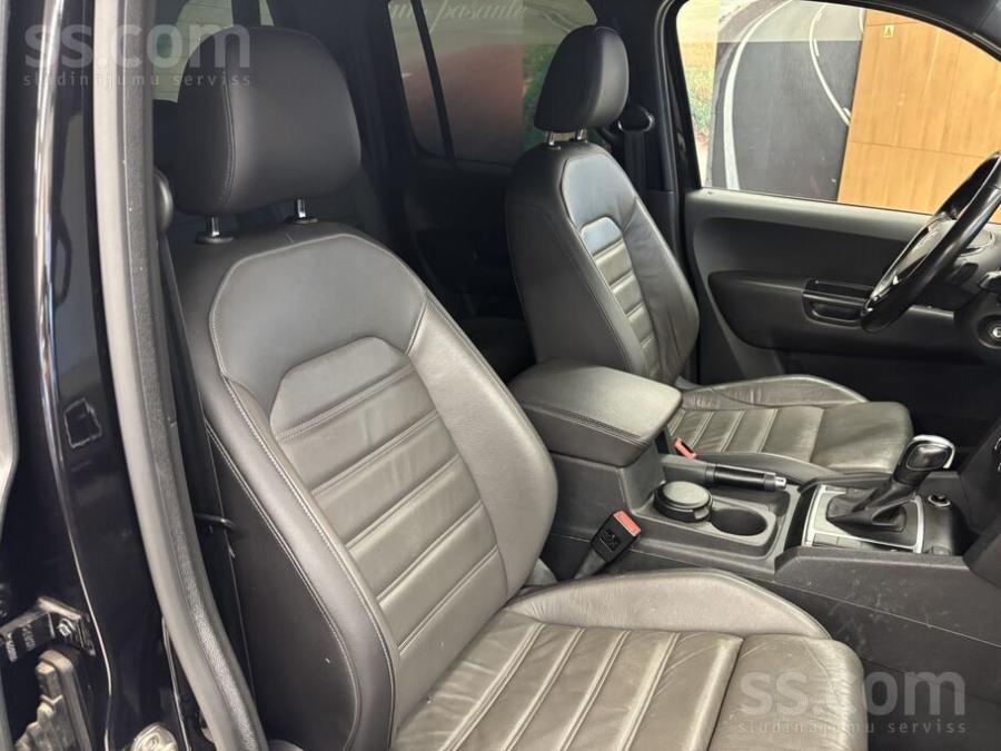 Black Volkswagen Amarok 2020 in Riga, with an engine capacity of 3.00 L and mileage of 58 thousand km for 24900 €, photo 12 on AUTOMOTO.COM.LV