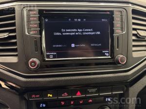 Black Volkswagen Amarok 2020 in Riga, with an engine capacity of 3.00 L and mileage of 58 thousand km for 24900 €, photo 23 on AUTOMOTO.COM.LV