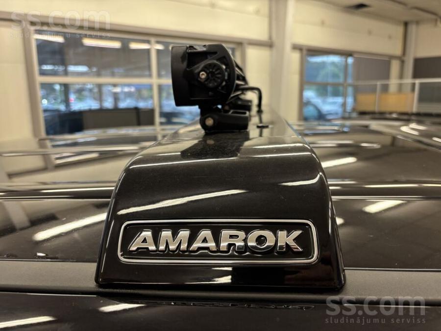 Black Volkswagen Amarok 2020 in Riga, with an engine capacity of 3.00 L and mileage of 58 thousand km for 24900 €, photo 28 on AUTOMOTO.COM.LV