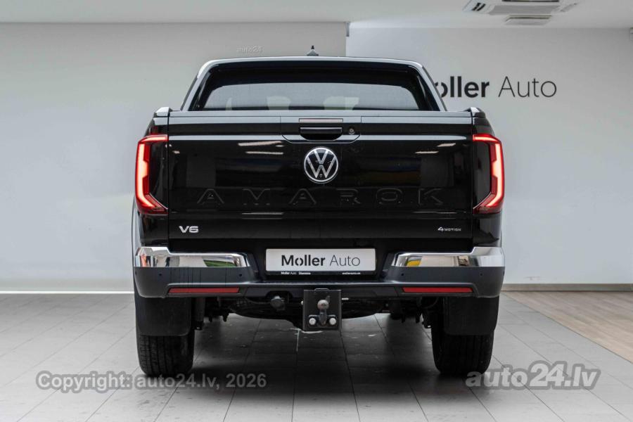 Black Volkswagen Amarok 2024 in Tallinn, with an engine capacity of 3.00 L and mileage of 38 thousand km for 56000 €, photo 6 on AUTOMOTO.COM.LV
