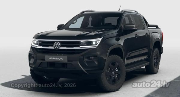 Black Volkswagen Amarok 2026 in Parnu, with an engine capacity of 3.00 L and mileage of 0 thousand km for 59034 €, photo 1 on AUTOMOTO.COM.LV