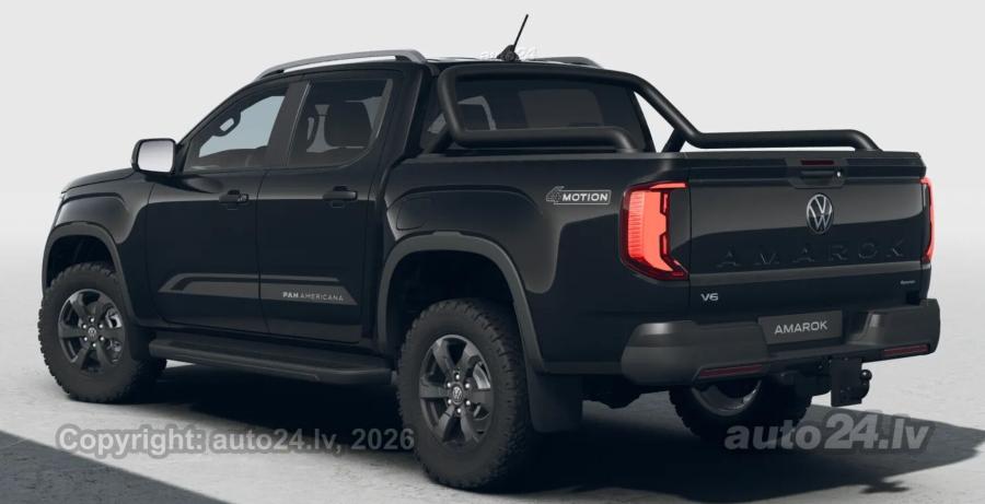 Black Volkswagen Amarok 2026 in Parnu, with an engine capacity of 3.00 L and mileage of 0 thousand km for 59034 €, photo 4 on AUTOMOTO.COM.LV