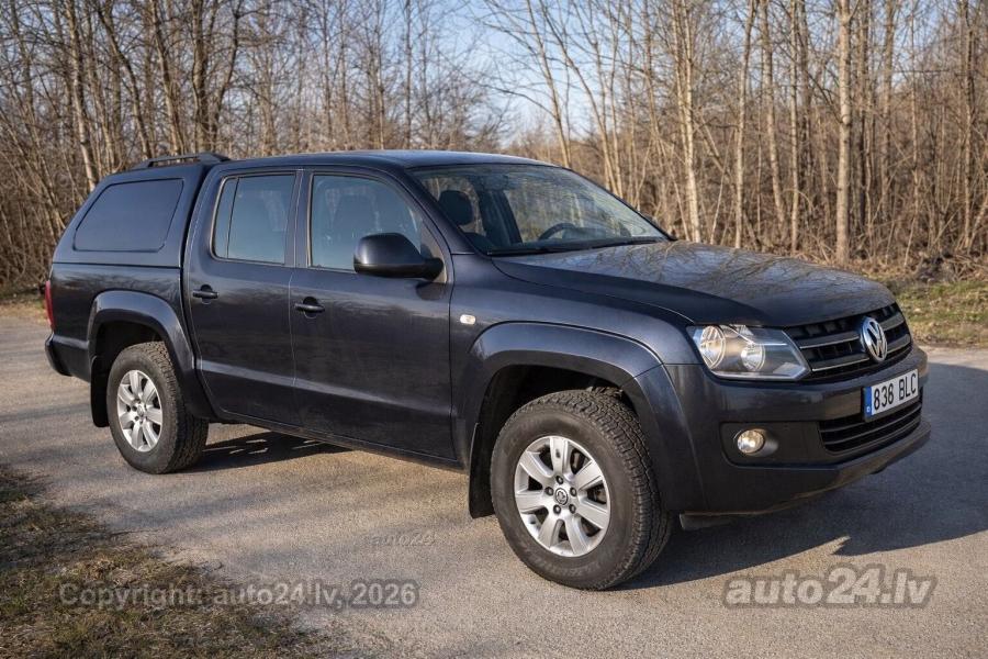 Blue Volkswagen Amarok 2014 in Kohtla-Jarve, with an engine capacity of 2.00 L and mileage of 310 thousand km for 8200 €, photo 3 on AUTOMOTO.COM.LV