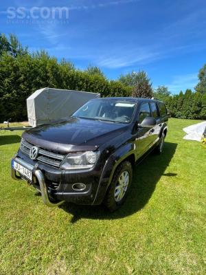 Blue Volkswagen Amarok 2014 in Riga, with an engine capacity of 2.00 L and mileage of 439 thousand km for 3630 €, photo  on AUTOMOTO.COM.LV