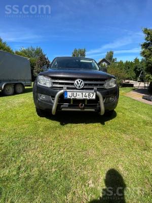Blue Volkswagen Amarok 2014 in Riga, with an engine capacity of 2.00 L and mileage of 439 thousand km for 3630 €, photo 4 on AUTOMOTO.COM.LV