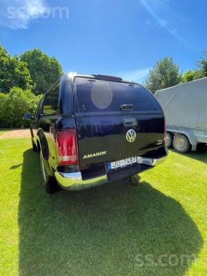 Blue Volkswagen Amarok 2014 in Riga, with an engine capacity of 2.00 L and mileage of 439 thousand km for 3630 €, photo 5 on AUTOMOTO.COM.LV