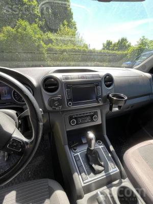 Blue Volkswagen Amarok 2014 in Riga, with an engine capacity of 2.00 L and mileage of 439 thousand km for 3630 €, photo 17 on AUTOMOTO.COM.LV