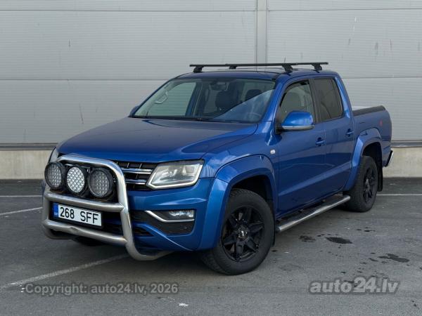 Blue Volkswagen Amarok 2017 in Tartu, with an engine capacity of 3.00 L and mileage of 339 thousand km for 12500 €, photo 1 on AUTOMOTO.COM.LV