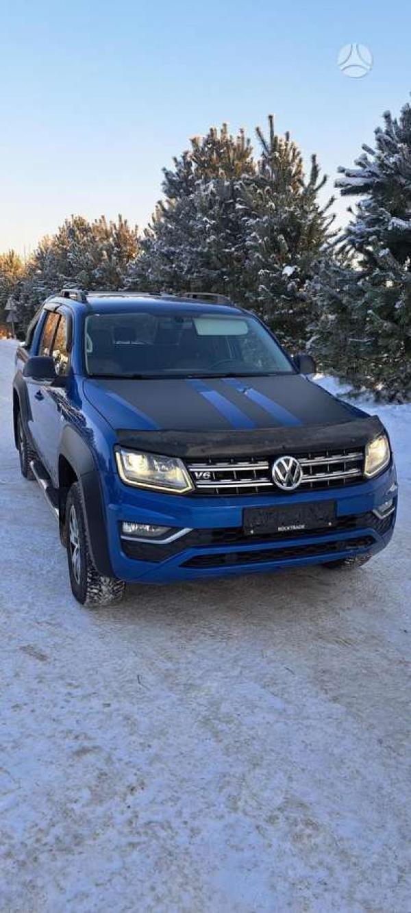 Zils Volkswagen Amarok 2018 Šalčininkai, ar dzinēja tilpumu 2.97 L un nobraukumu 137 tūkst. km par 23000 €, foto 4 vietnē AUTOMOTO.COM.LV