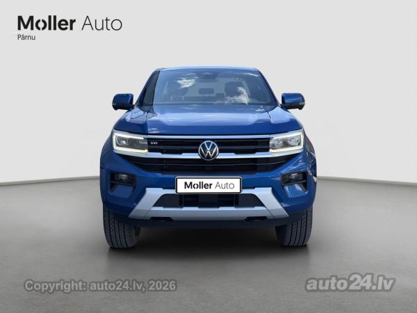 Blue Volkswagen Amarok 2024 in Parnu, with an engine capacity of 3.00 L and mileage of 99 thousand km for 47900 €, photo 3 on AUTOMOTO.COM.LV