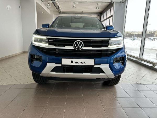 Blue Volkswagen Amarok 2026 in Siauliai, with an engine capacity of 2.97 L and mileage of 300 thousand km for 51900 €, photo 2 on AUTOMOTO.COM.LV