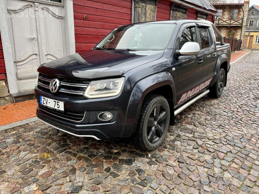 Zils Volkswagen Amarok 2015 Cēsis, ar dzinēja tilpumu 2.00 L un nobraukumu 406 tūkst. km par 9550 €, foto 3 vietnē AUTOMOTO.COM.LV