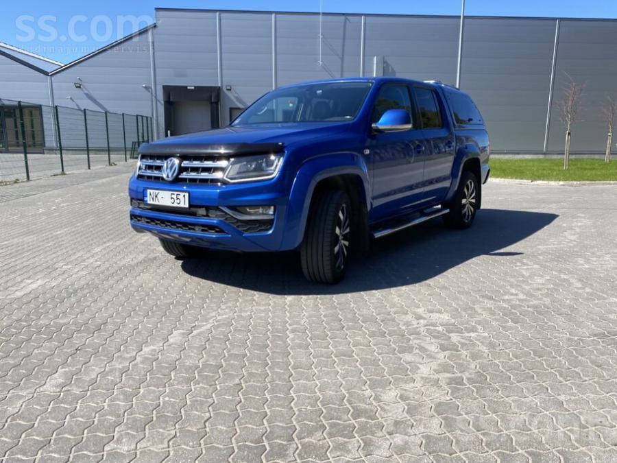 Zils Volkswagen Amarok 2017 Rīga, ar dzinēja tilpumu 3.00 L un nobraukumu 180 tūkst. km par 25900 €, foto 1 vietnē AUTOMOTO.COM.LV