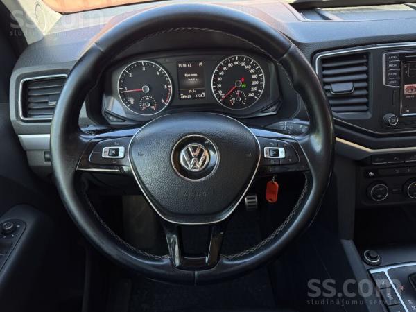Zils Volkswagen Amarok 2017 Liepāja, ar dzinēja tilpumu 3.00 L un nobraukumu 245 tūkst. km par 19950 €, foto 8 vietnē AUTOMOTO.COM.LV