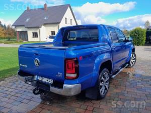 Blue Volkswagen Amarok 2020 in Ventspils, with an engine capacity of 3.00 L and mileage of 220 thousand km for 24550 €, photo 4 on AUTOMOTO.COM.LV