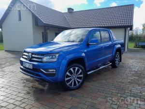 Blue Volkswagen Amarok 2020 in Ventspils, with an engine capacity of 3.00 L and mileage of 220 thousand km for 24550 €, photo 7 on AUTOMOTO.COM.LV
