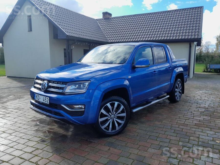Blue Volkswagen Amarok 2020 in Ventspils, with an engine capacity of 3.00 L and mileage of 220 thousand km for 24550 €, photo 7 on AUTOMOTO.COM.LV