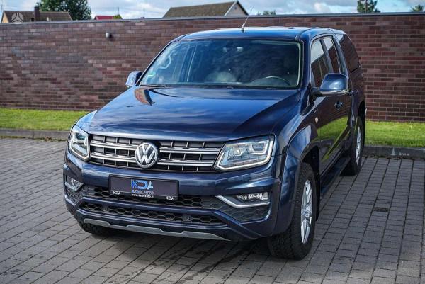Blue Volkswagen Amarok 2020 in Marijampole, with an engine capacity of 2.97 L and mileage of 195 thousand km for 21950 €, photo 4 on AUTOMOTO.COM.LV