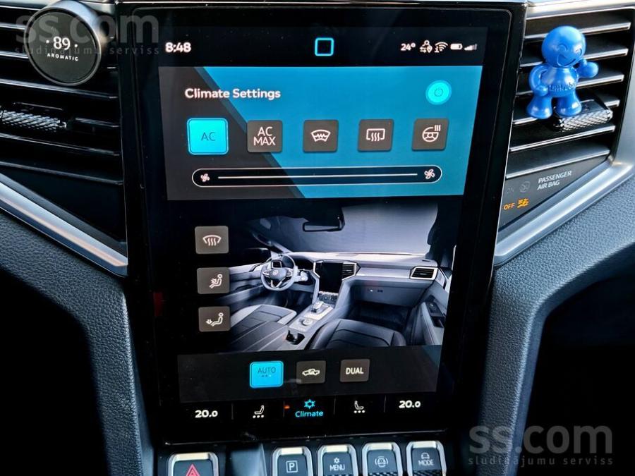 Blue Volkswagen Amarok 2023 in Liepaja, with an engine capacity of 3.00 L and mileage of 40 thousand km for 48000 €, photo 30 on AUTOMOTO.COM.LV