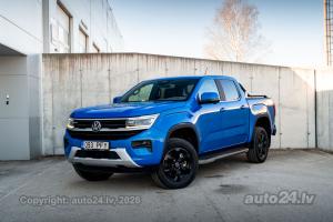 Blue Volkswagen Amarok 2024 in Tartu, with an engine capacity of 3.00 L and mileage of 40 thousand km for 46500 €, photo 1 on AUTOMOTO.COM.LV