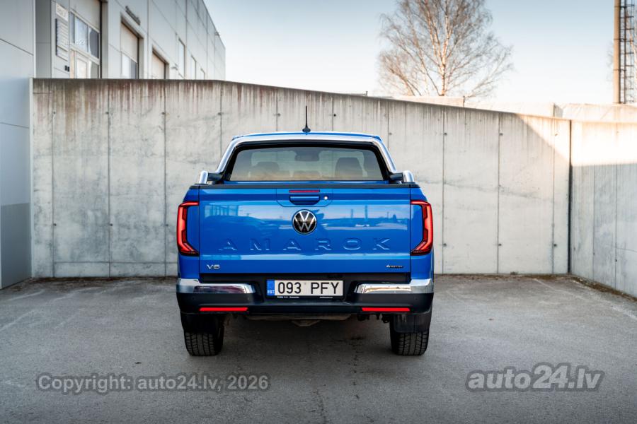 Blue Volkswagen Amarok 2024 in Tartu, with an engine capacity of 3.00 L and mileage of 40 thousand km for 46500 €, photo 7 on AUTOMOTO.COM.LV