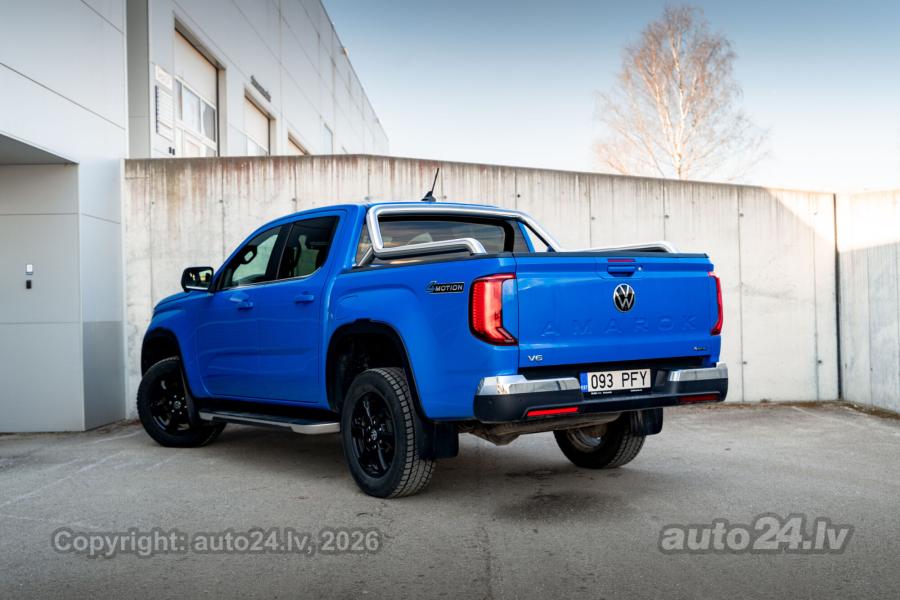 Blue Volkswagen Amarok 2024 in Tartu, with an engine capacity of 3.00 L and mileage of 40 thousand km for 46500 €, photo 18 on AUTOMOTO.COM.LV
