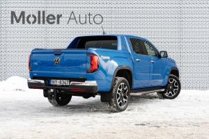 Blue Volkswagen Amarok 2024 in Marupe, with an engine capacity of 3.00 L and mileage of 80 thousand km for 42900 €, photo 5 on AUTOMOTO.COM.LV